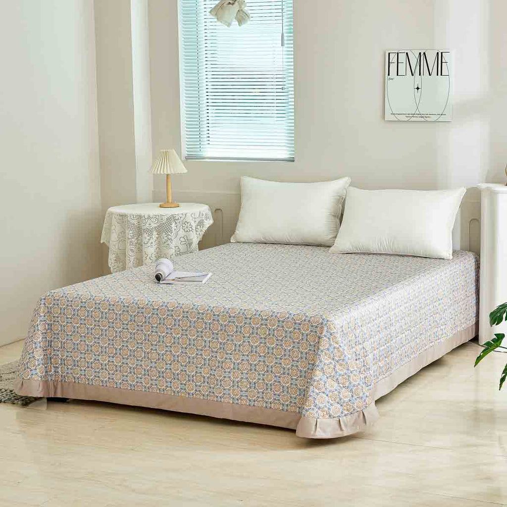 Sunshine Gold Premium Cotton Bedspread – Qbedding