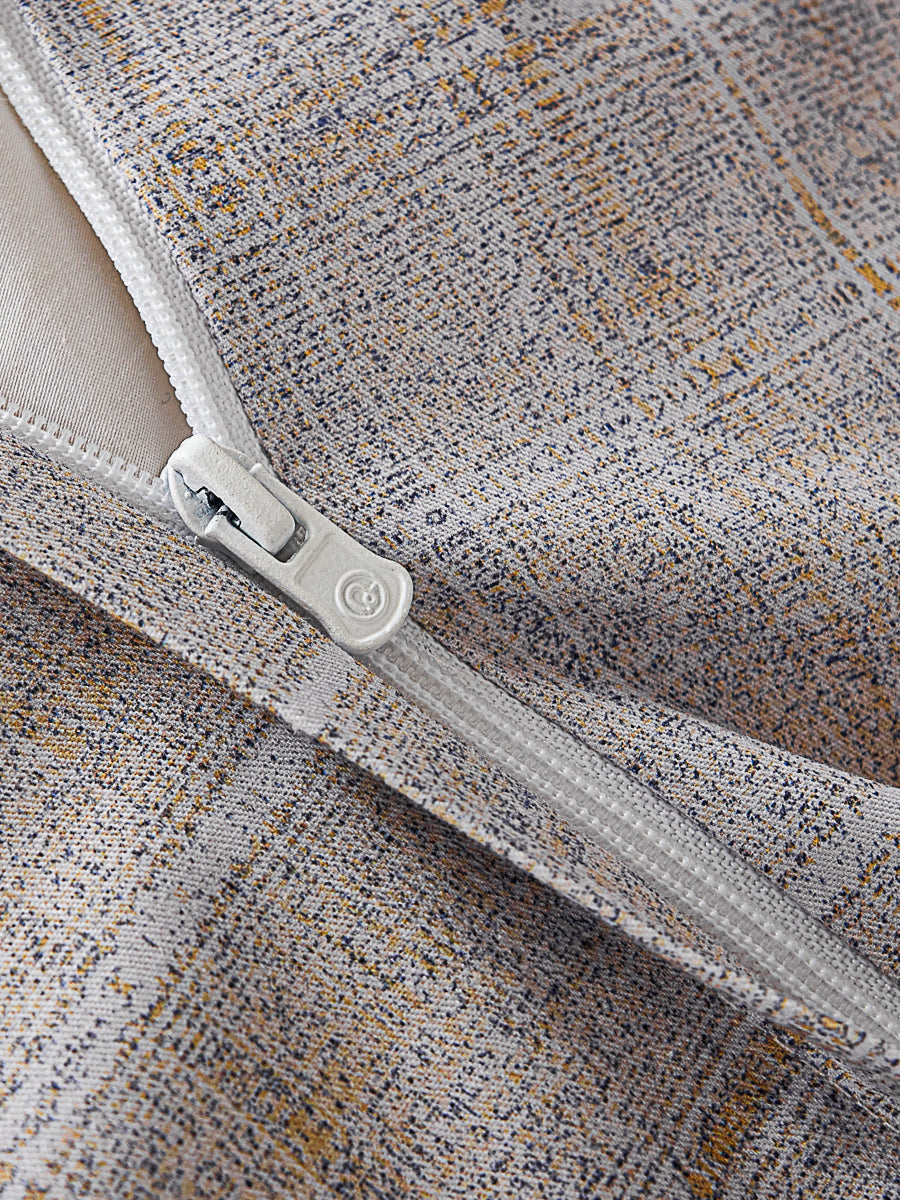 Psi-Starry Gray Cotton Duvet Cover – Qbedding