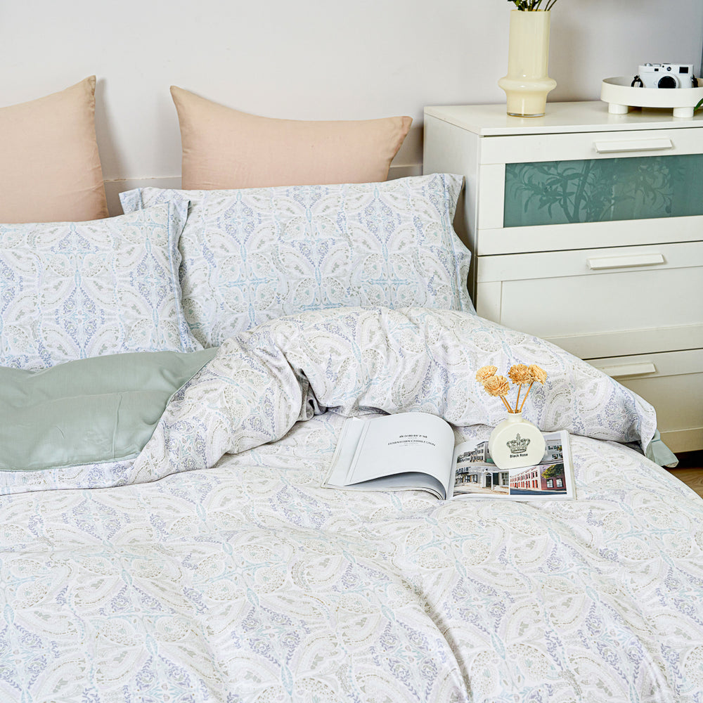 Ramona Pattern TENCEL™ Lyocell Bedspread Set – Qbedding