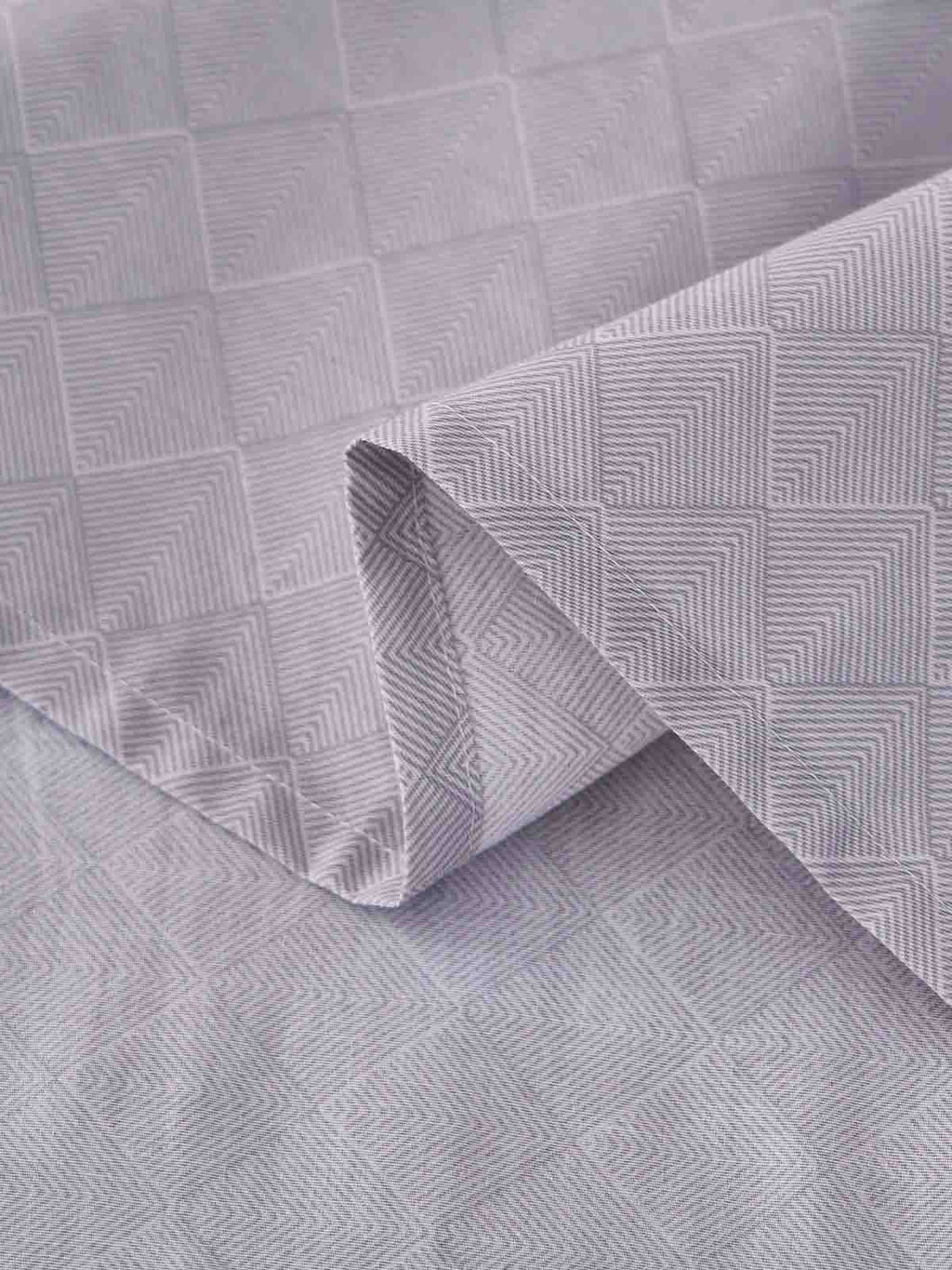 Alpha-Glacier Gray Cotton Flat Sheet – Qbedding