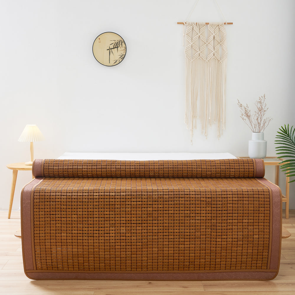 Carbonized Bamboo Mahjong Summer Mattress Topper – Qbedding
